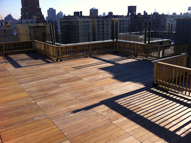 Wood Deck Removable Sections
