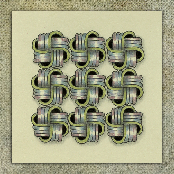 Time for Tangling: Today's Tangle - Button