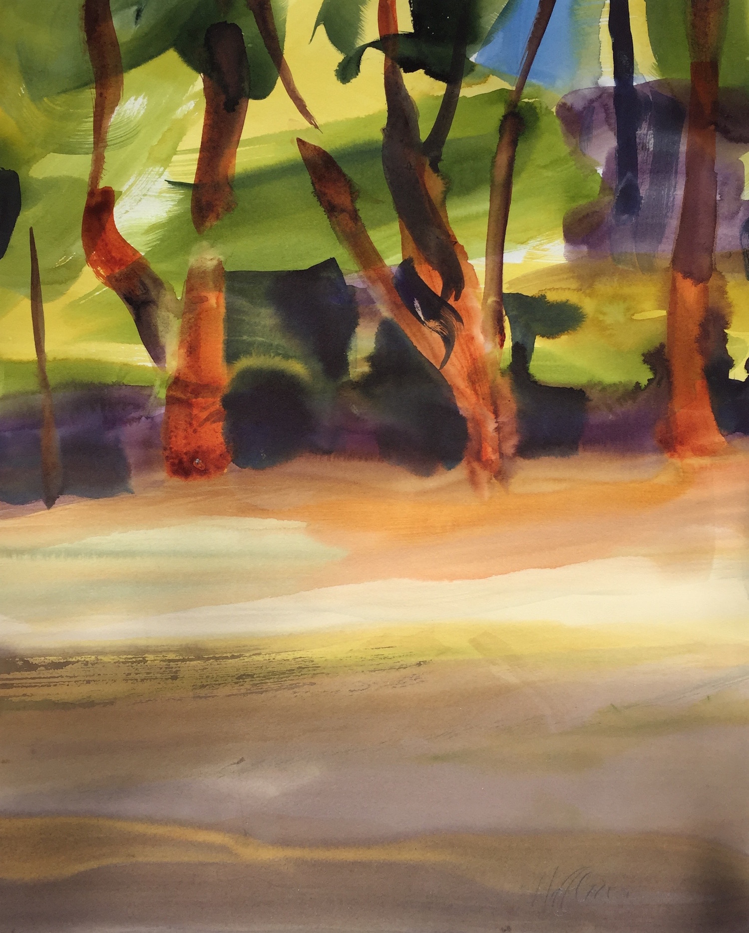 Hoffmann Watercolors: Intermediate Watercolor Homework, 10/16,