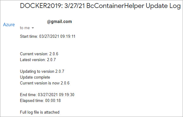 Steve Endow The Blog Automatically Update Bccontainerhelper Improved Script 9569