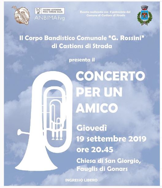 Morsano di Strada Eventi: ANNUNCIO - "Concerto per un Amico". Voce ...