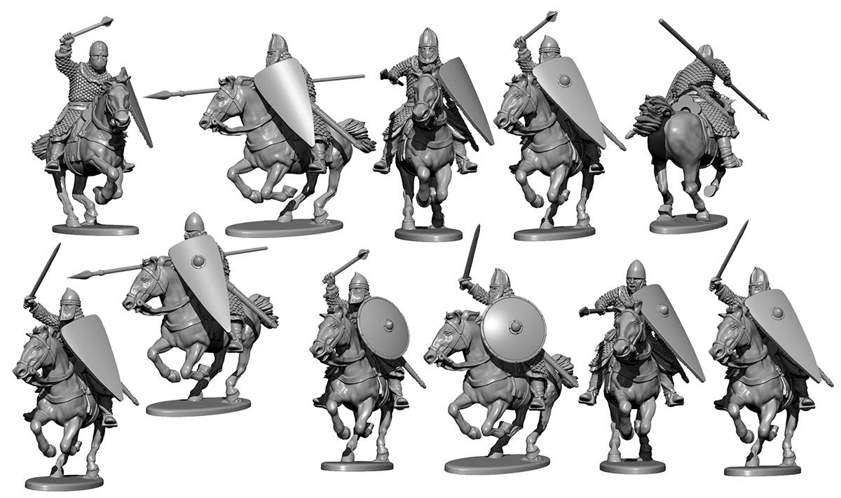 Wargame News and Terrain: Victrix: Plastic Norman Knights and Infantry ...