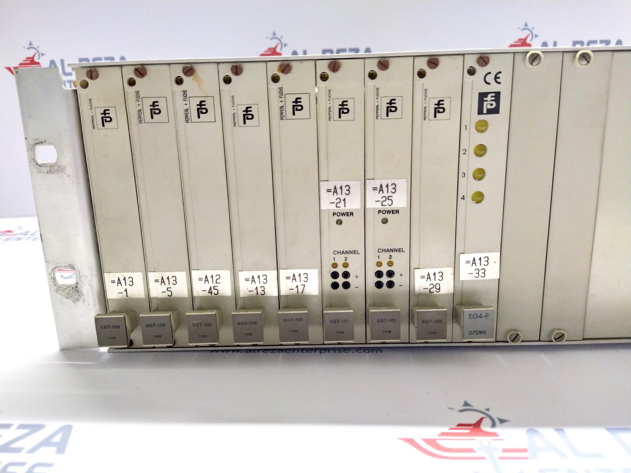 PEPPERL + FUCHS EG4-R EGT-105 EGT-101 SWITCH AMPLIFIER DUAL CHANNEL TRANSFORMER DRIVER AND ...