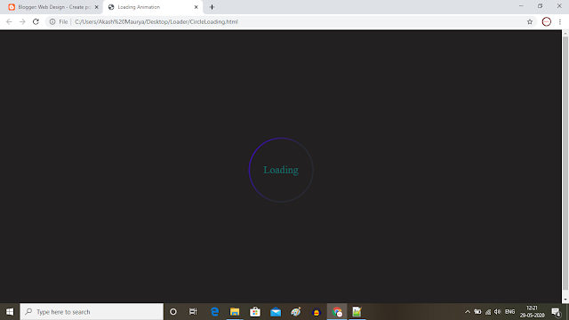 how to create circular preloader using html and css only how to create circular preloader using html and css only