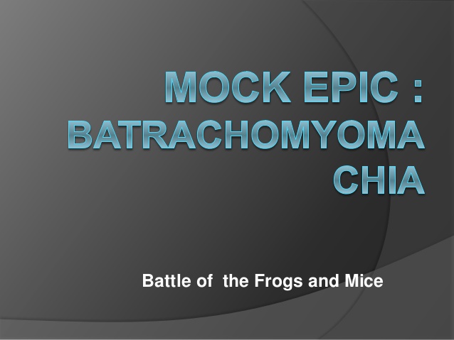 English Literature : Difference between Epic and Mock Epic