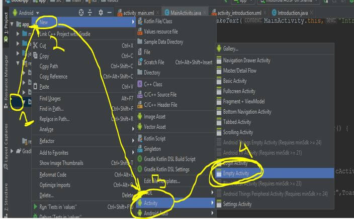 How to make a book app using PDF in android studio
