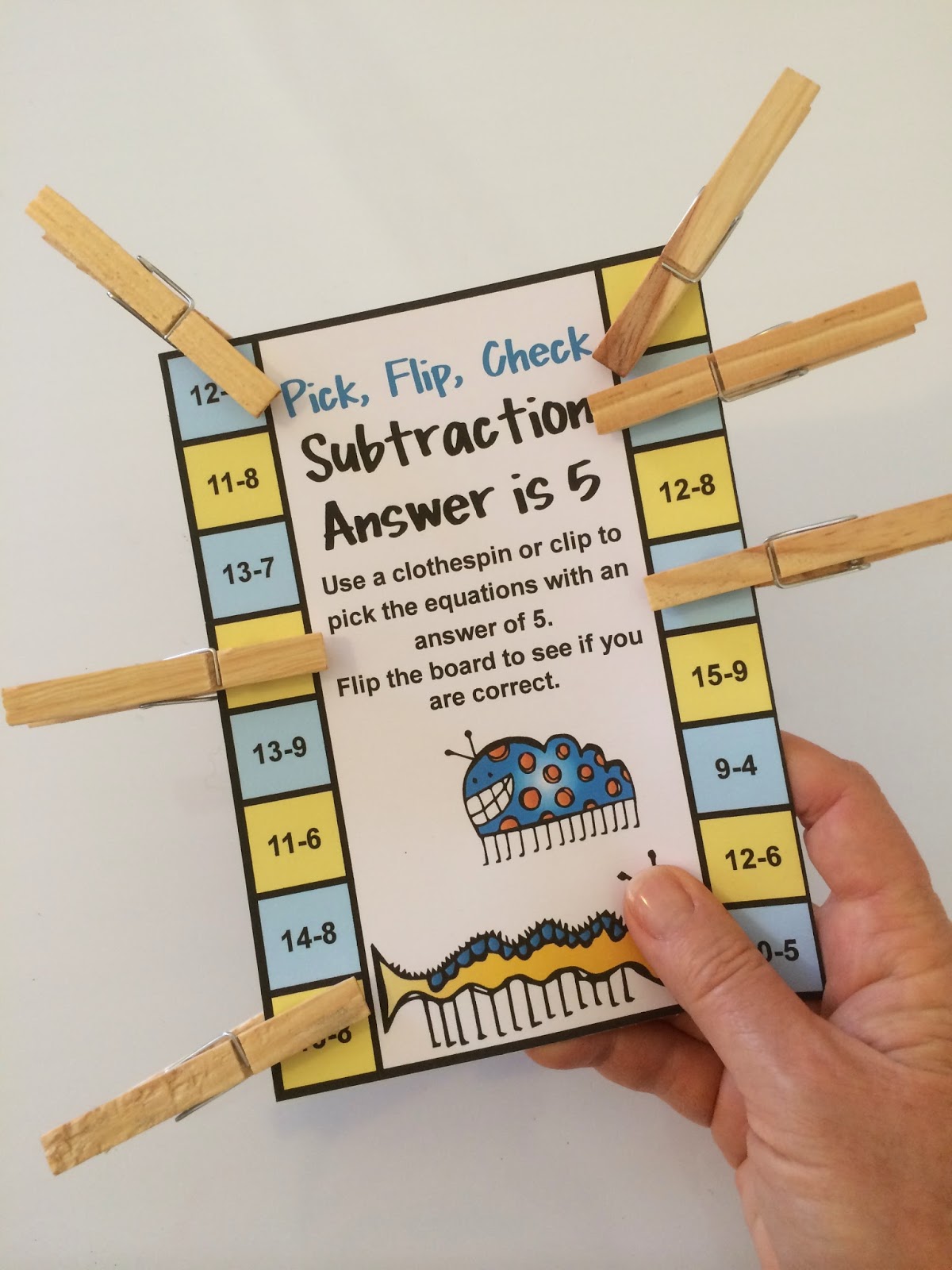 Fun Games 4 Learning: Flip Math Cards Freebies