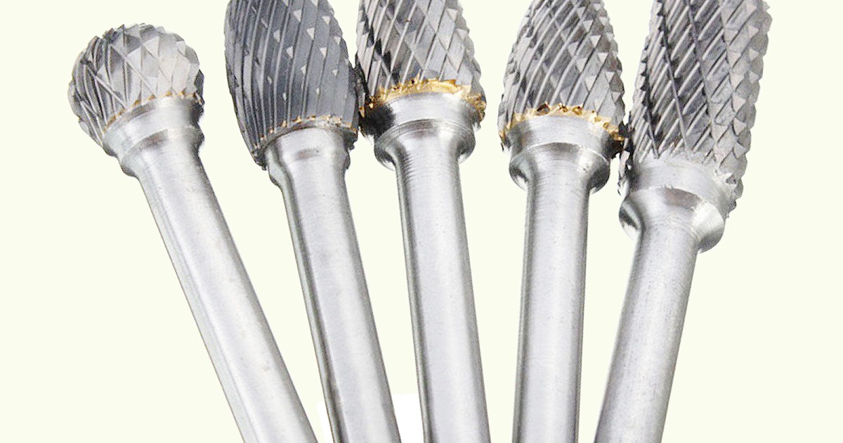 Double Cut Burr Bit Carbide Tungsten Rotary Burrs for Metal hown store ...
