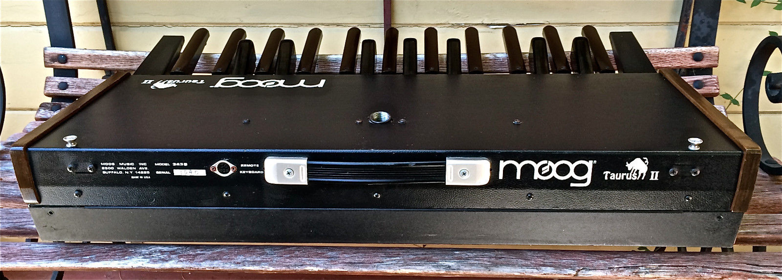 MATRIXSYNTH: VINTAGE Moog Taurus II Bass Synthesizer w/ Pedals & Vinyl ...