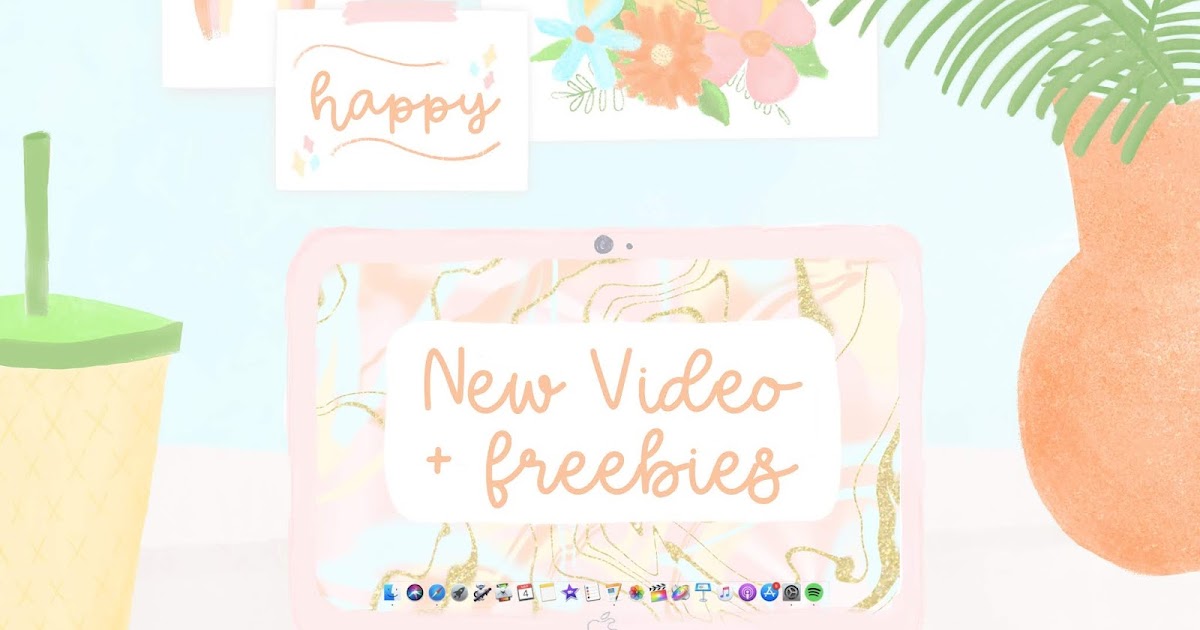 My First Procreate Tutorial + Free Wallpapers — 25 Sweetpeas