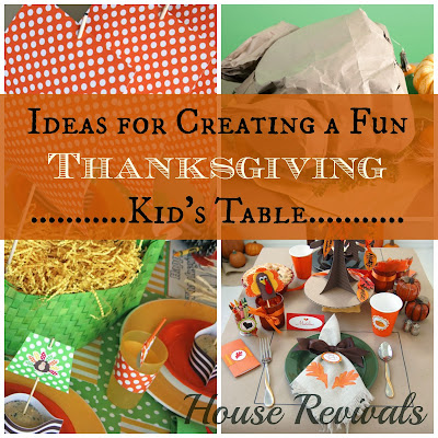 Here are a few ideas and links for decorating kid's tables with treats ...