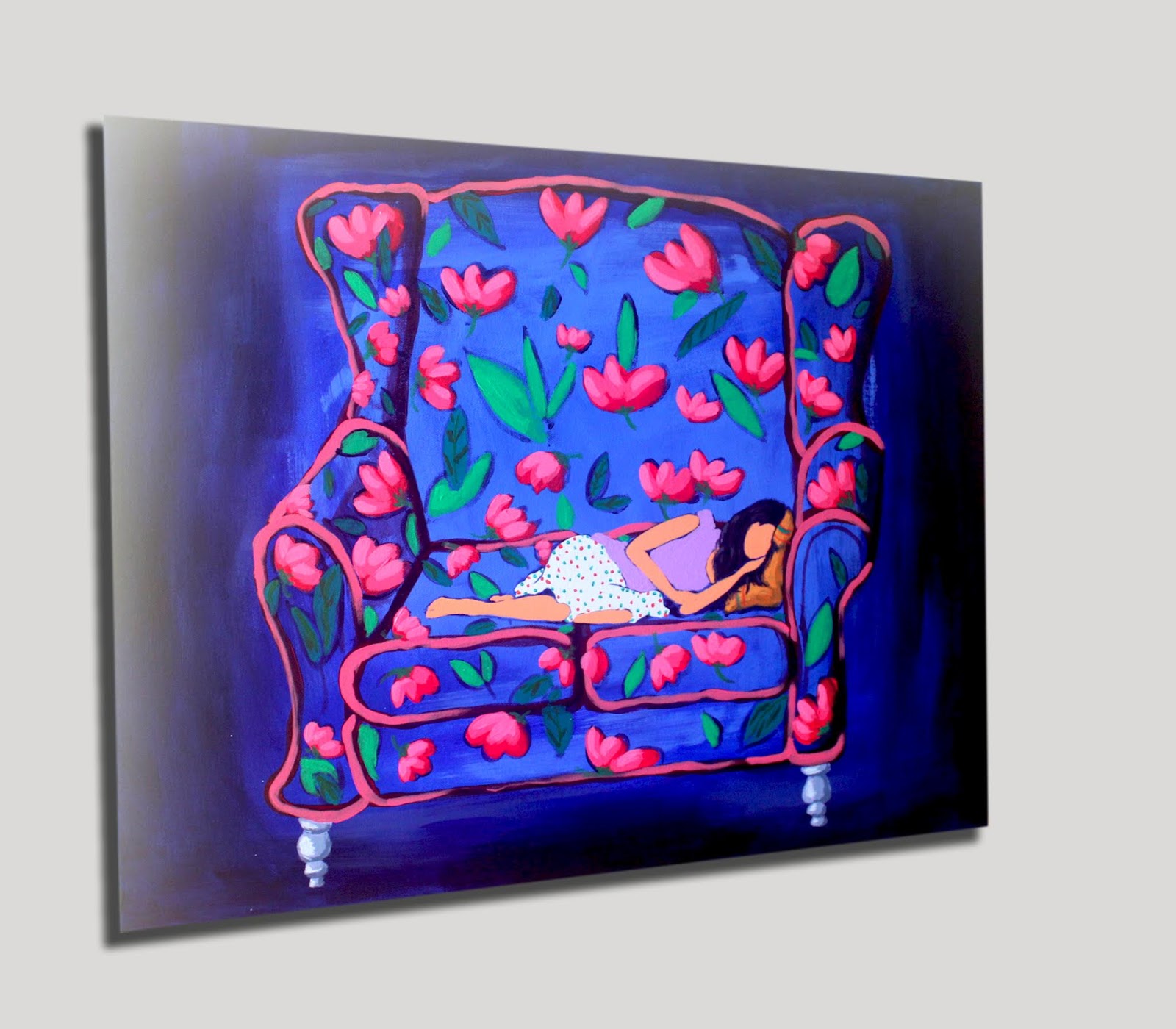 Deep Sleep (Acrylic painting)