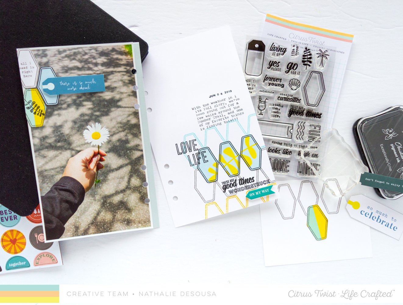 Living an Inspired Life: LIFE CRAFTED LAYOUTS - Citrus Twist Kits