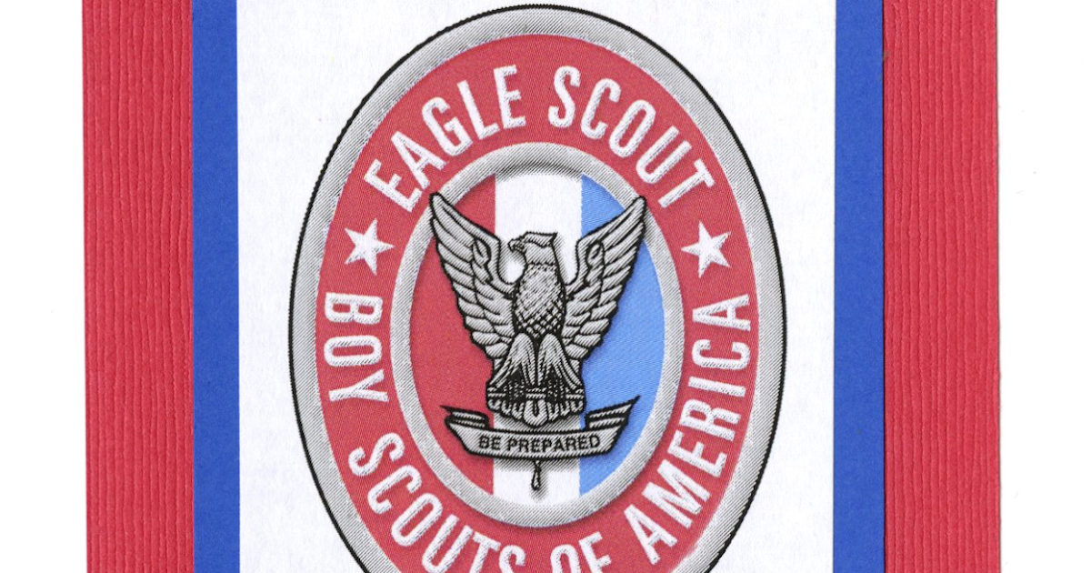Cindy deRosier: My Creative Life: Eagle Scout Card