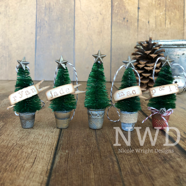 Thimble Tree Ornaments