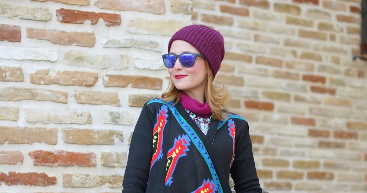 Colorful aztec street style | Fashion and Cookies - fashion and beauty blog