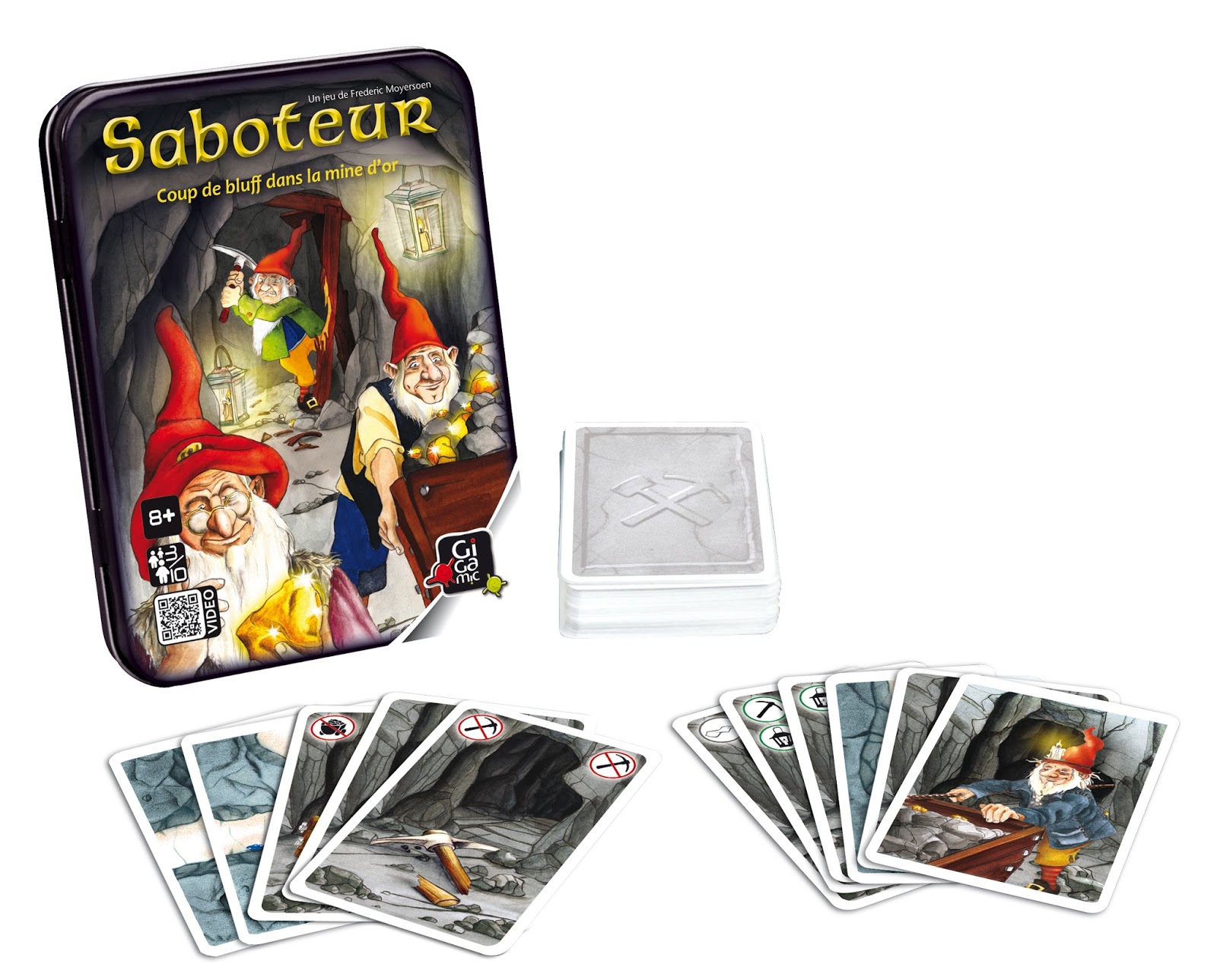 Kidissimo: Un jeu d'ambiance addictif : Le saboteur, chez Gigamic. Dès ...