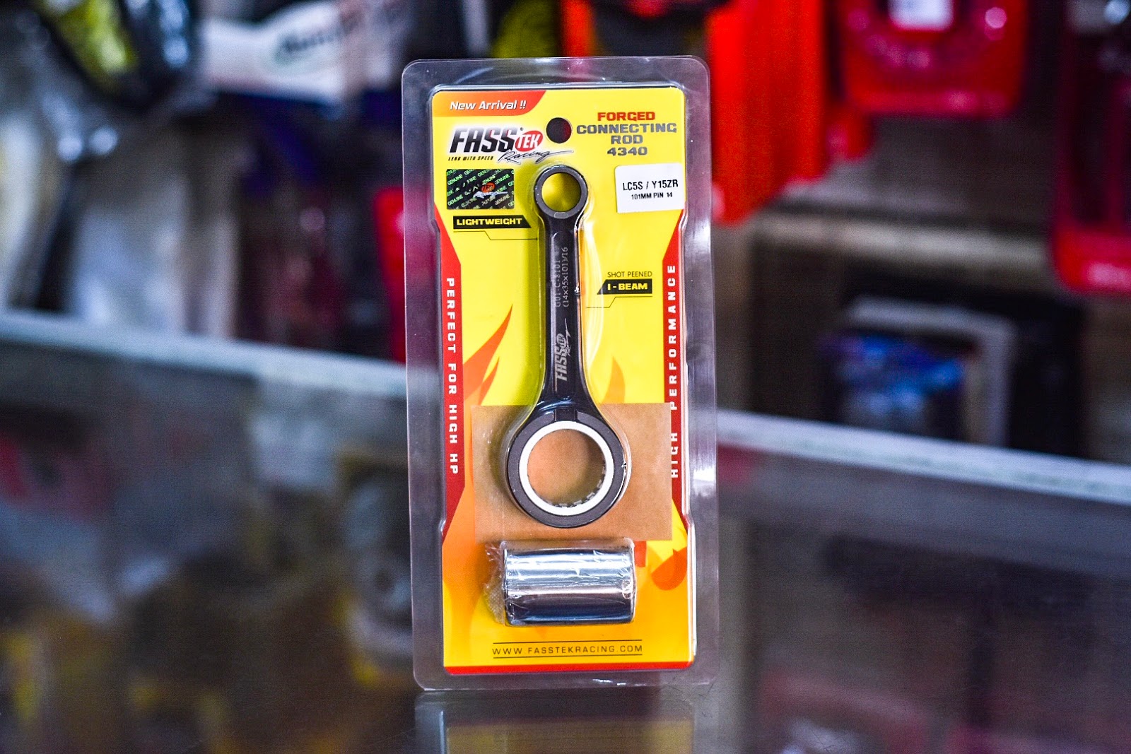 FASSTEK Racing Forged Connecting Rod Y15ZR / R15 / R125 / FZ150 98mm ...