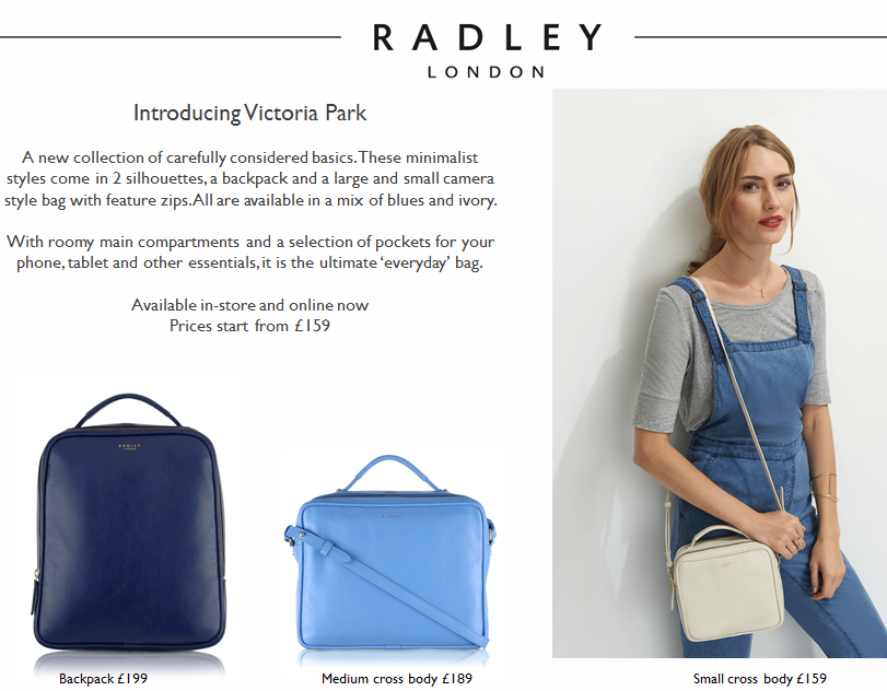 frumpy to funky: Radley Introduces the Victoria Park Range