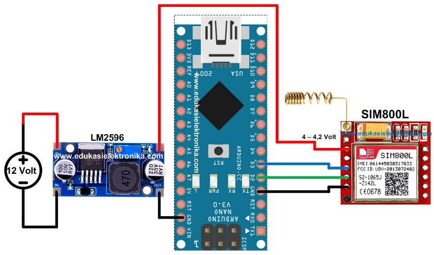 Cara Program Dan Akses Modul Gsm Sim800l V1 Menggunakan Arduino Nano Images
