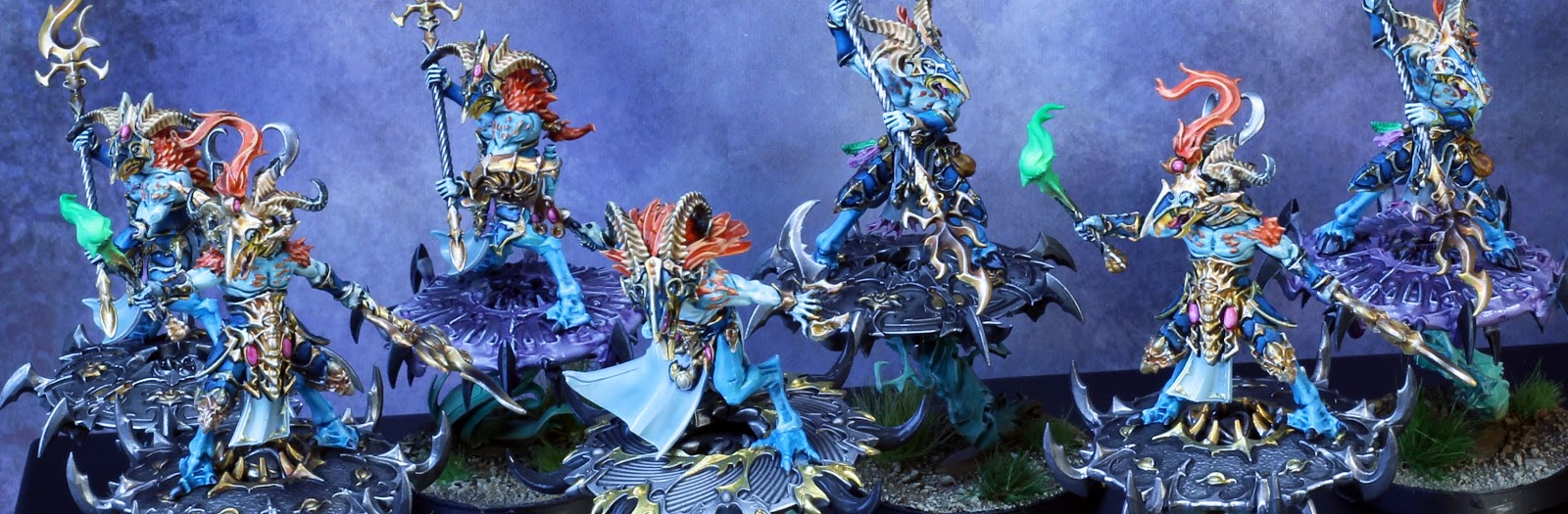 [Painting commission] Armée Tzeentch, aos. #1