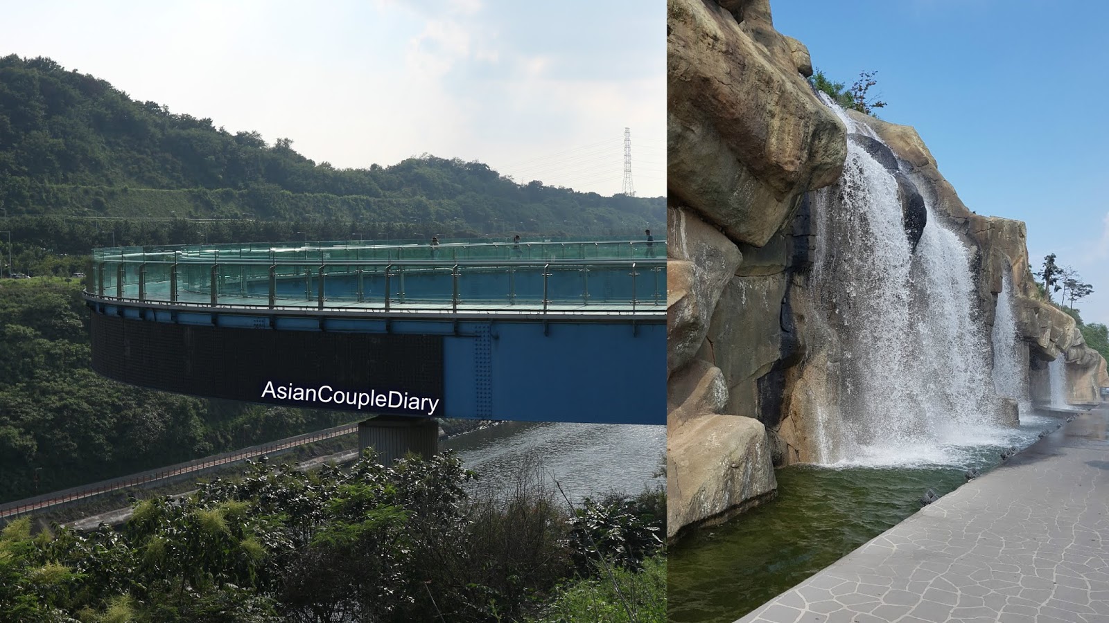 INCHEON ARAMARU SKYWALK AND ARA WATER FALL 아라마루 전망대 & 아라폭포