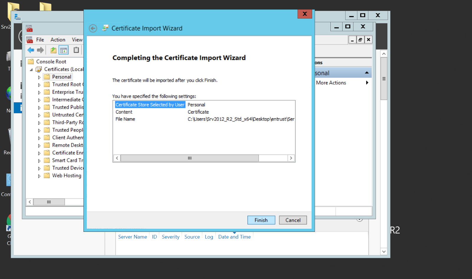 Tech Notes Install Cert In Iis