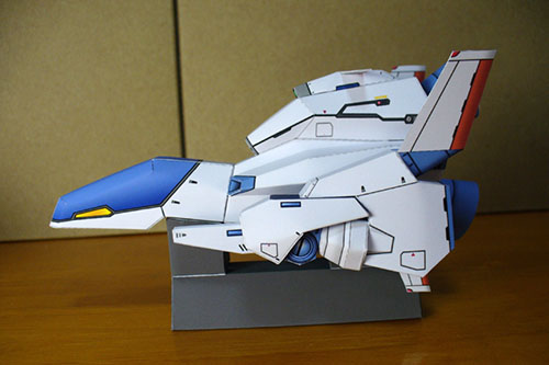 R-Type: R9A2 Delta Spacecraft Paper Model | Paperized Crafts