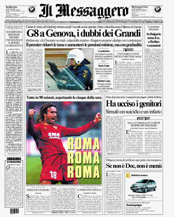 TWB22: Serie A 2000 2001 As Roma Parma Decisive Scudetto