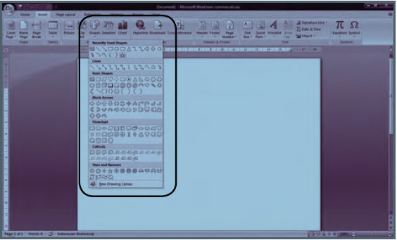 MEMANFAATKAN MENU INSERT PADA MICROSOFT WORD - SUMBER INFORMASI ...