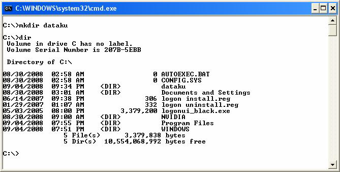 DOS (DISK OPERATING SYSTEM) | LEWAT SAMPING