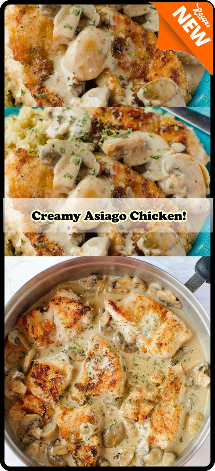 Creamy Asiago Chicken! | Extra Ordinary Food