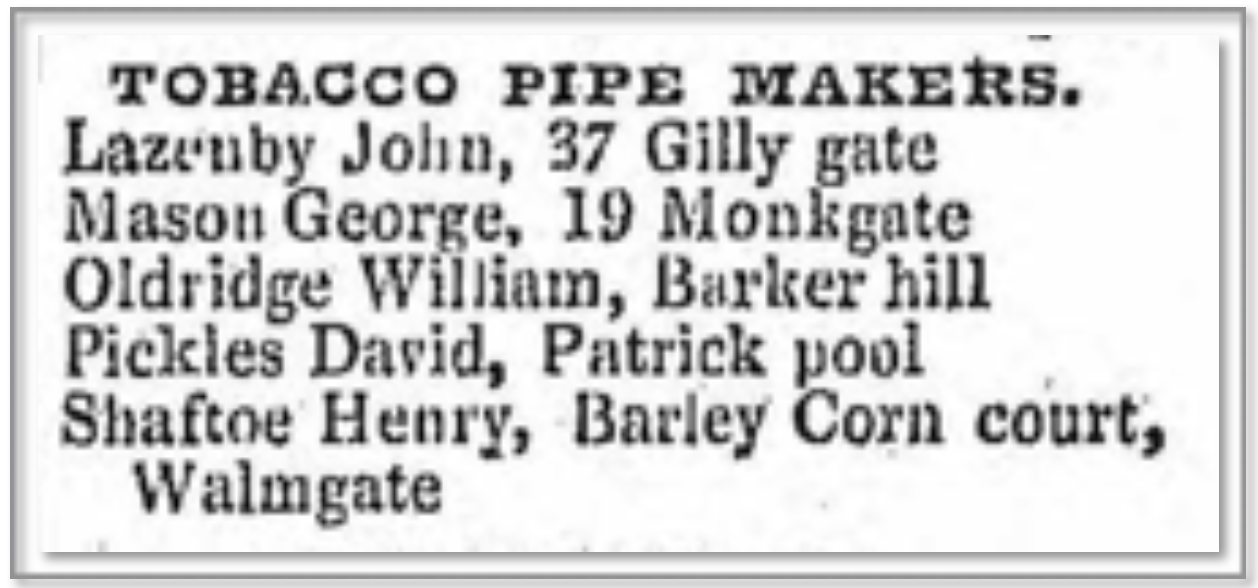 The Pickles Pipemakers of Patrick Pool