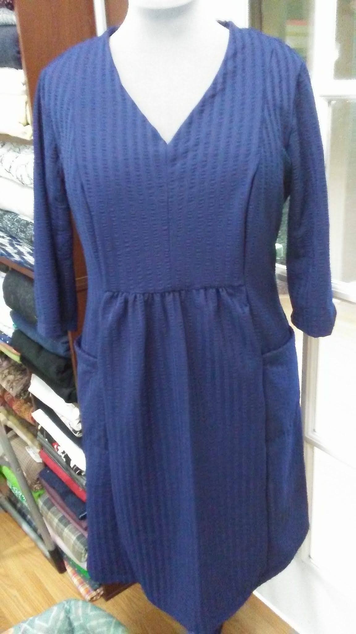 Sew Plus: Itch to Stitch Celeste Dress v4 Navy