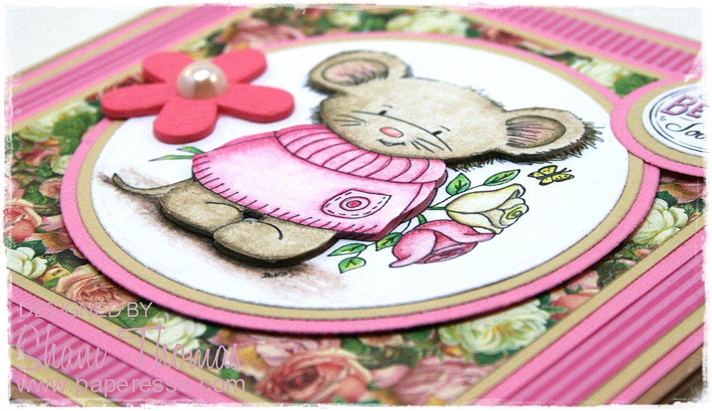 Di's Digi Stamps Maurice the Mouse get well card | Paperesse