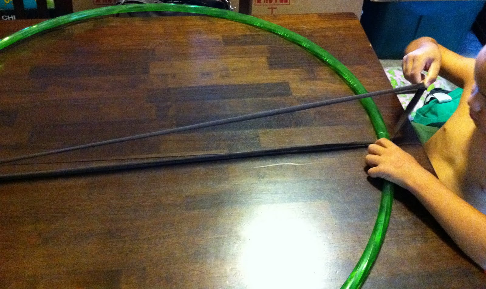 Rays of Sunshine: Hula Hoop Rug - FAIL