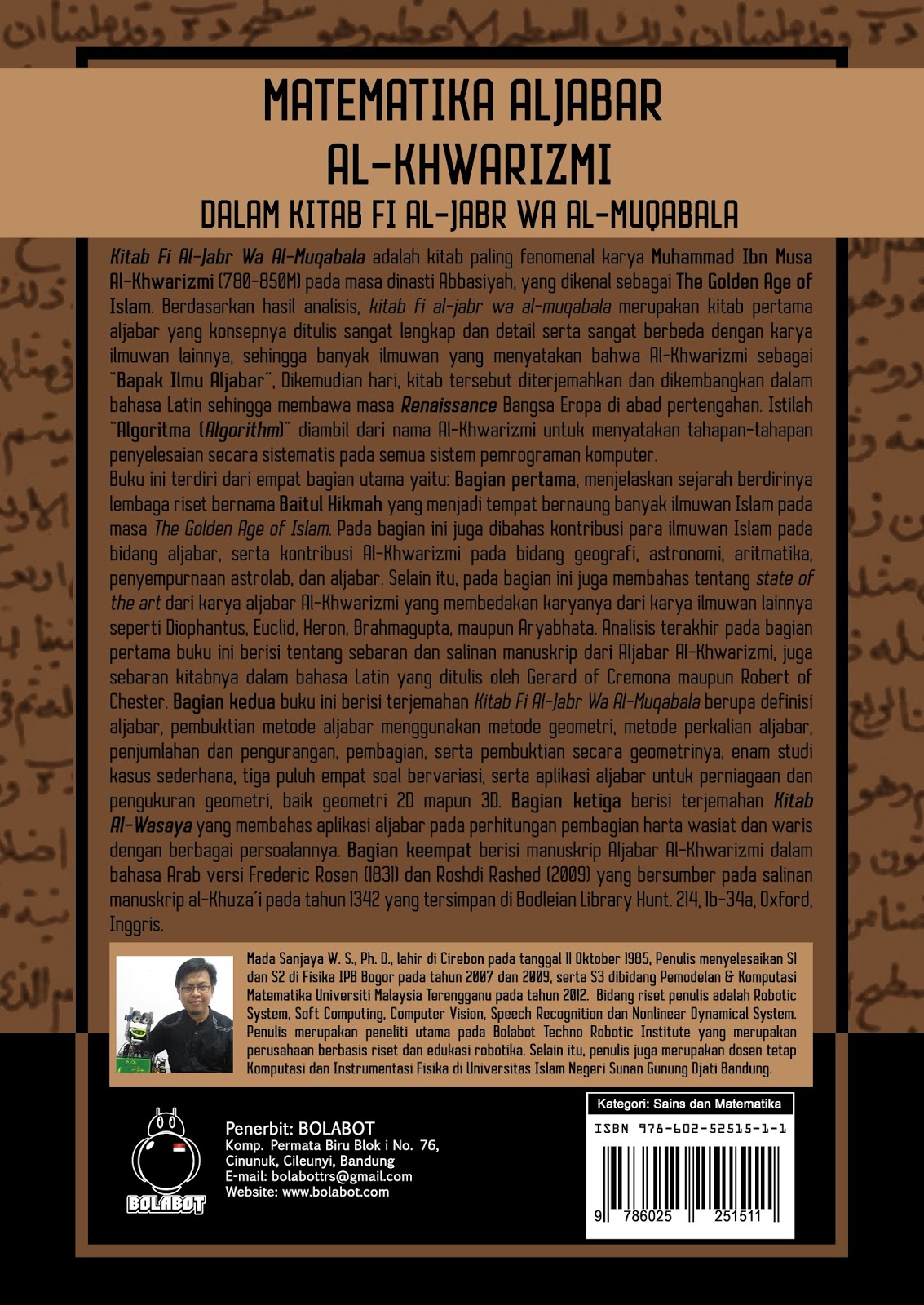 MATEMATIKA ALJABAR AL-KHWARIZMI dalam Kitab fi al-Jabr wa al-Muqabala ...