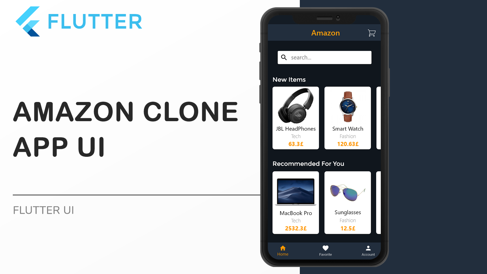 Make An Amazon Clone App Ui Using Flutter Doctorcode