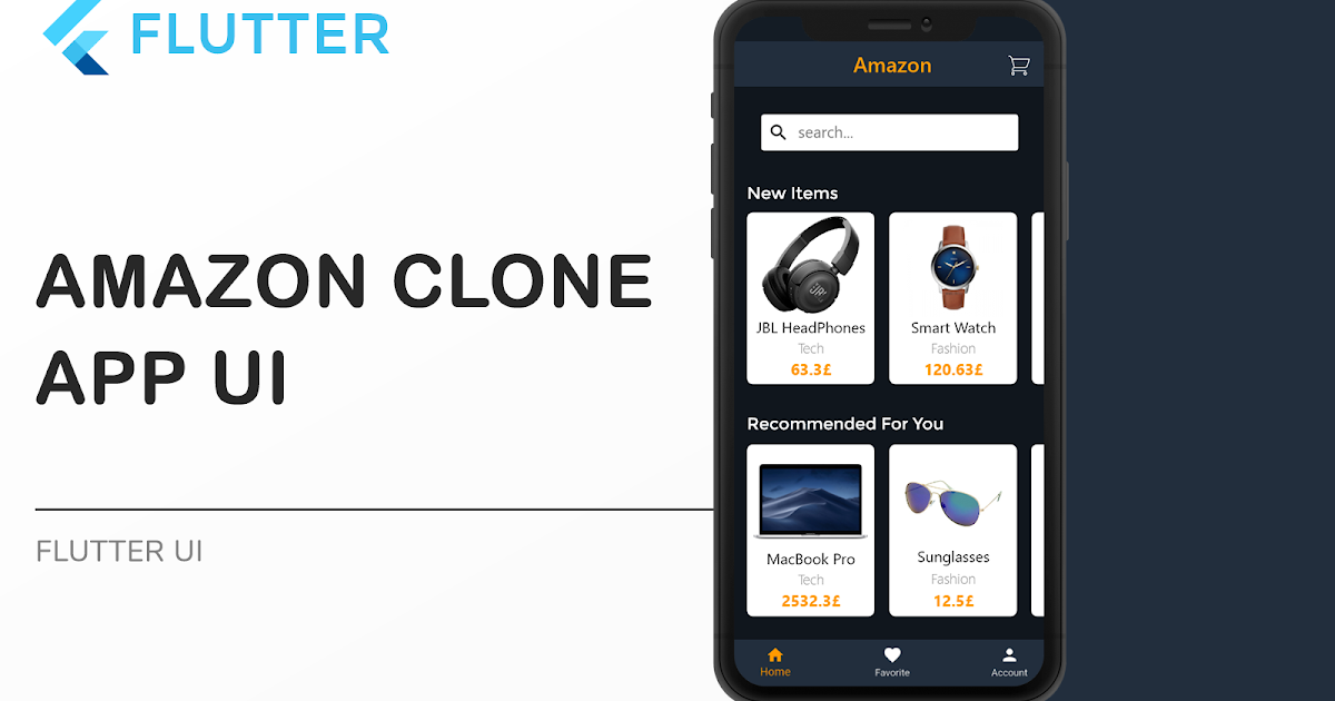 Make An Amazon Clone App Ui Using Flutter Doctorcode