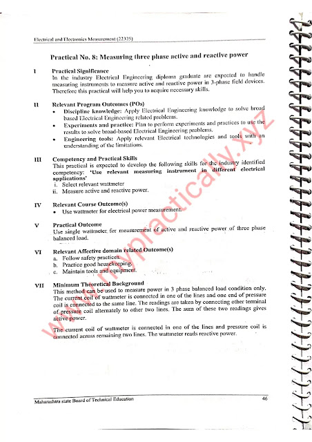 22325 Electrical and Electronics Measurements EEM | Lab Manual Answers ...