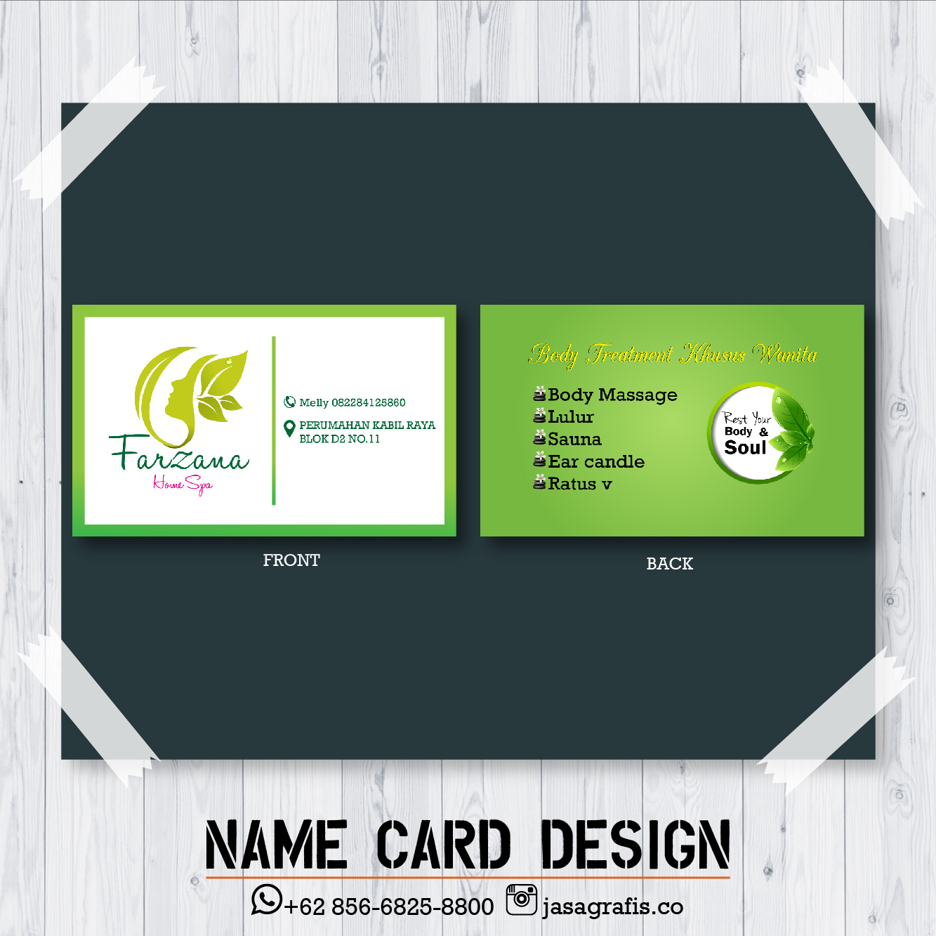 Name Card Design | Desain Grafis Online