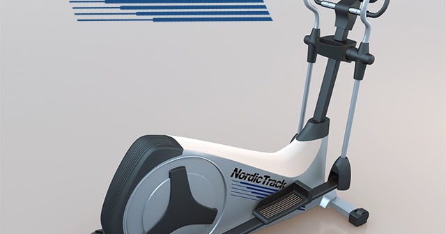 3d model of elliptical trainer Nordic Track