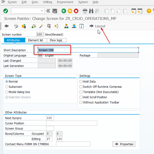 SAP ABAP Central: CRUD Operations in Module Pool