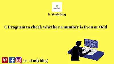 E-study blog 2021-Learn C programming,Examples and Exercise!: C program to check whether the ...