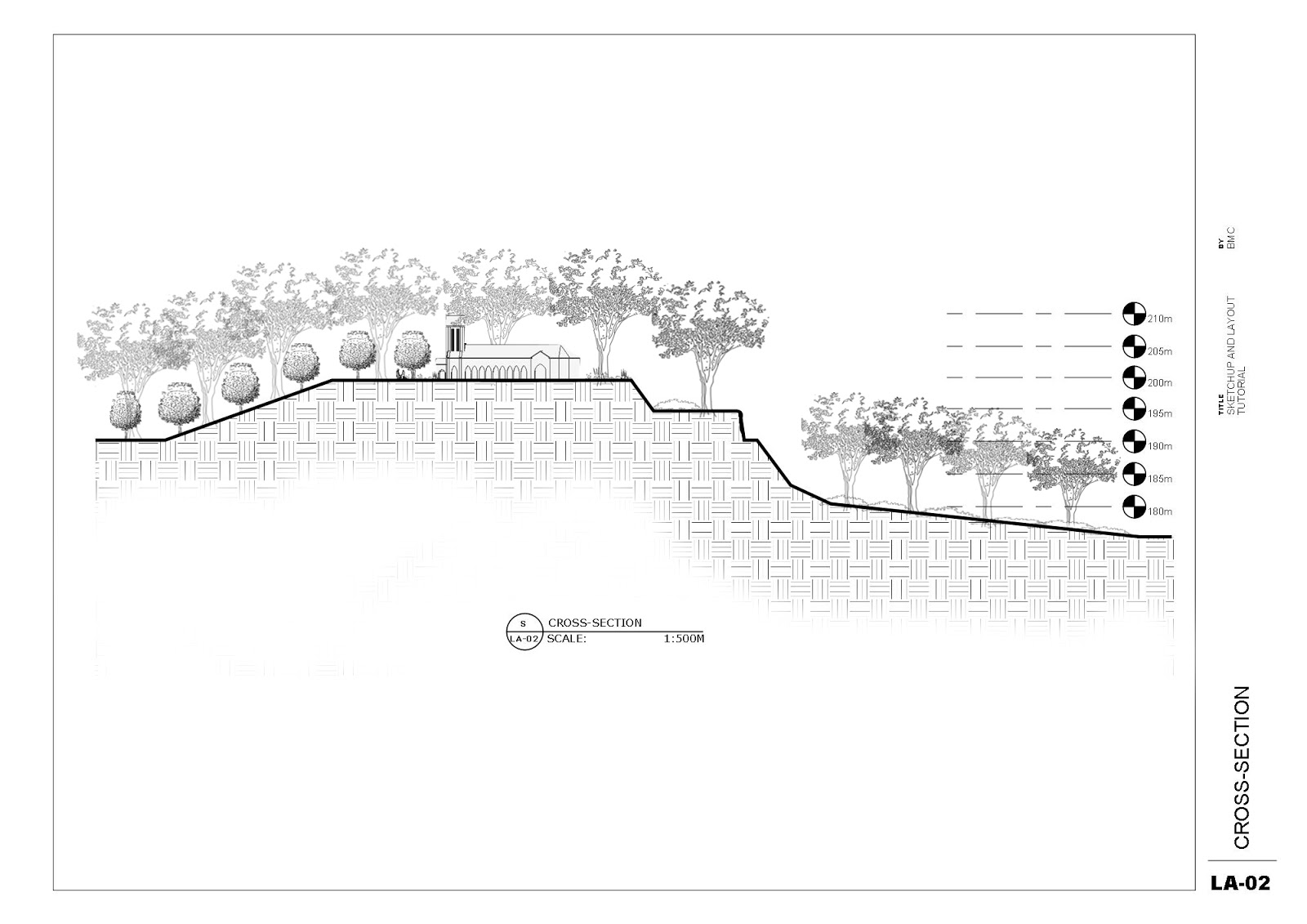 HOW TO MAKE A TOPOGRAPHIC PROFILE USING SKETCHUP AND LAYOUT