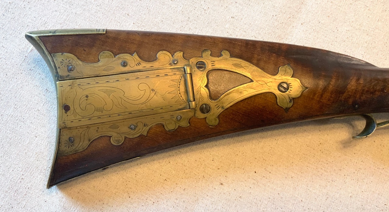 Contemporary Makers: FOR SALE: SIGNED ANTIQUE "Peter Angstadt" LONG RIFLE