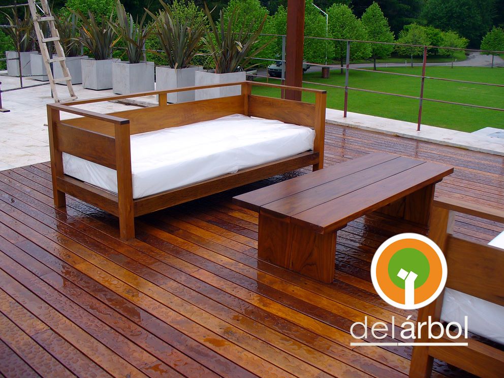 Del-Arbol | Fábrica de Muebles de Madera: Living de madera para jardín ...