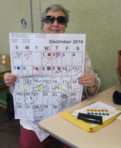 Geriatric OT: Color Coding the Calendar