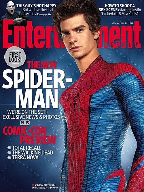 Free Images Blog: Spider-Man–Andrew Garfield–is on the cover of ...