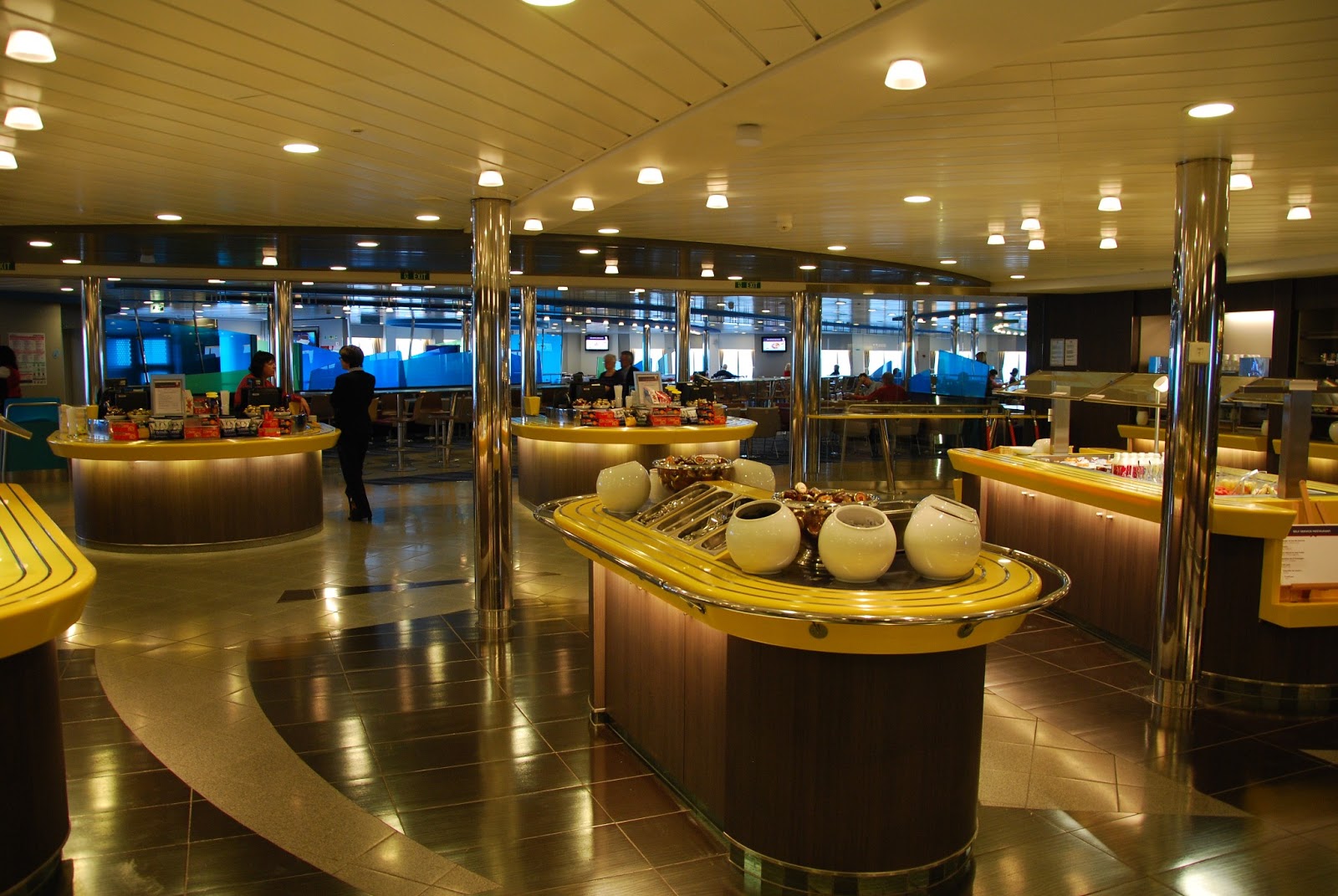 BRITTANY FERRIES: interiors of "ARMORIQUE"